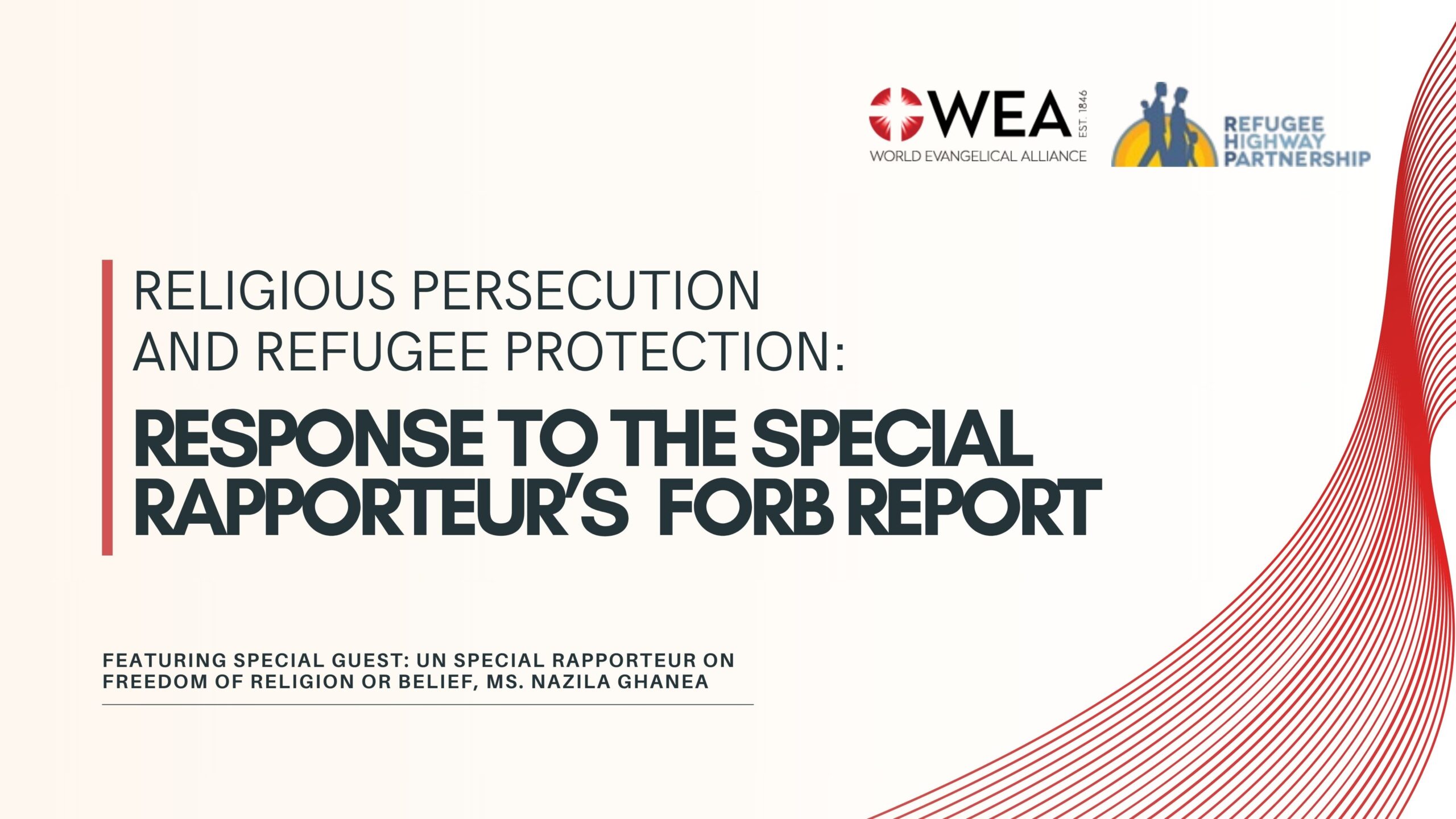 WEA hosts side event in New York on Religious Persecution and Refugee ...